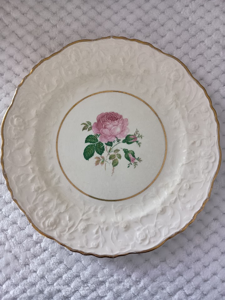 Through the Generations | Pope Gosser Vintage Rose Point Plate